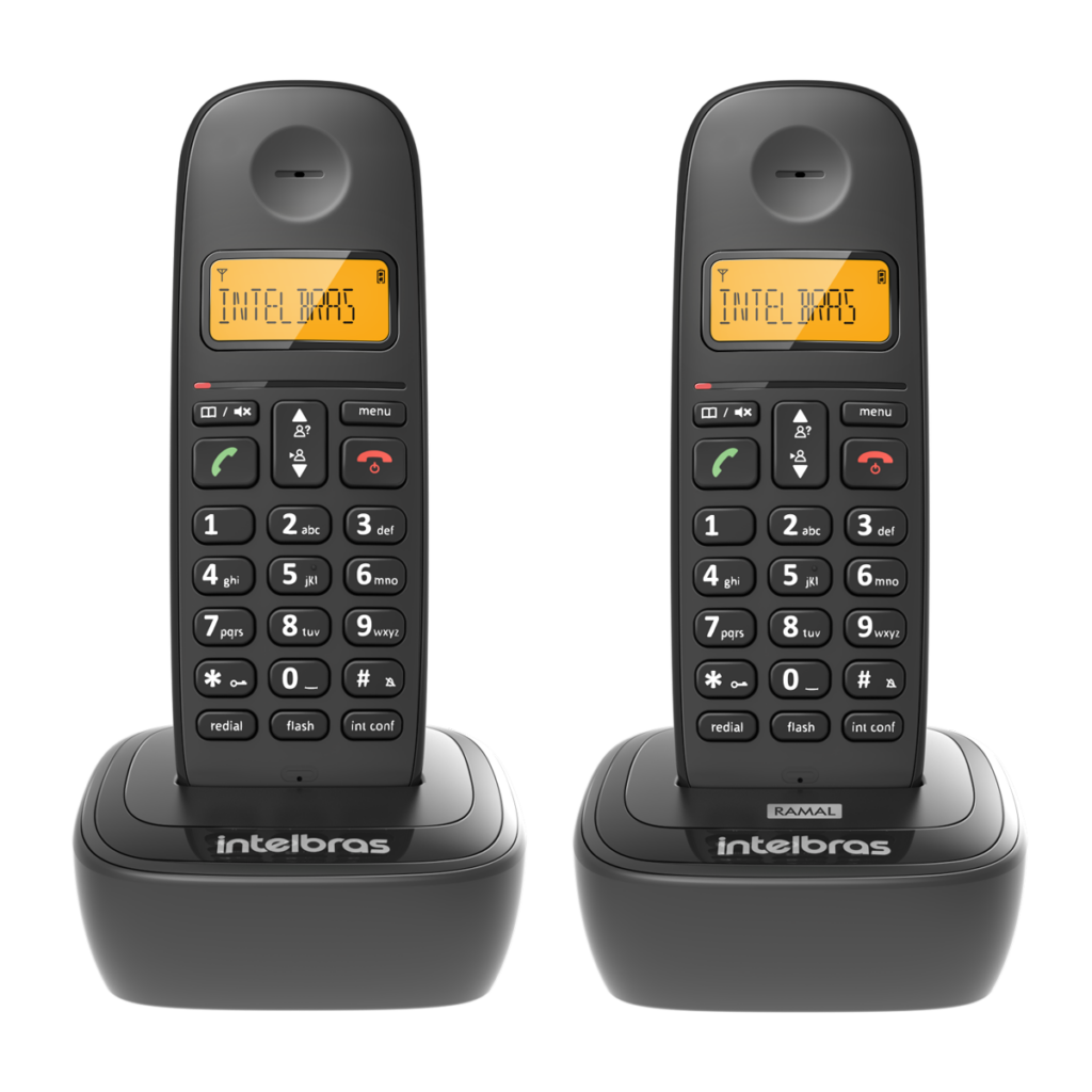 Combo de Telefonos Inalambricos Intelbras TS 2512 Negro • GoStore