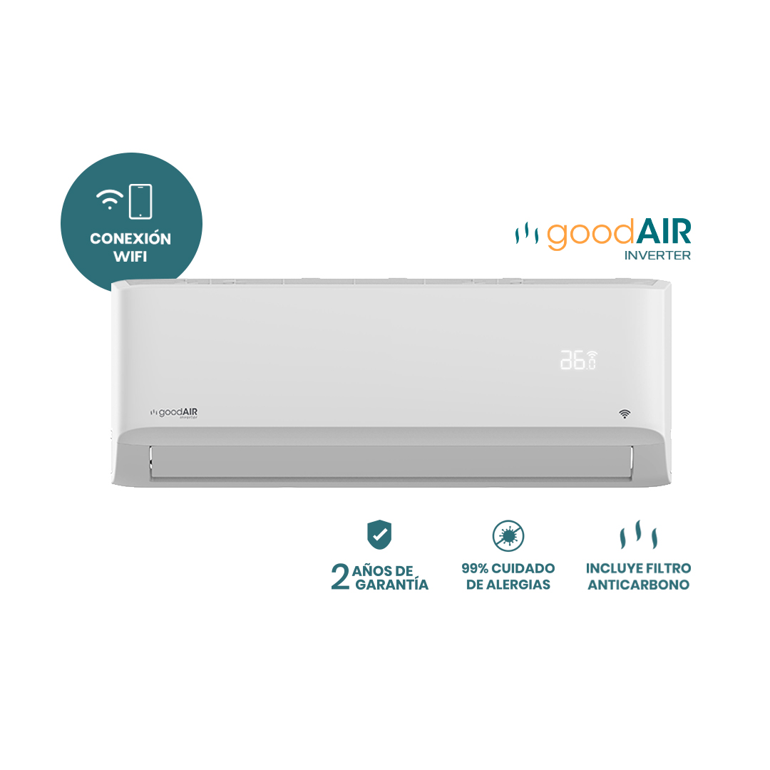 Aire Acondicionado Good Air 9.000 BTU Inverter Split Modelo GAM09INV ...
