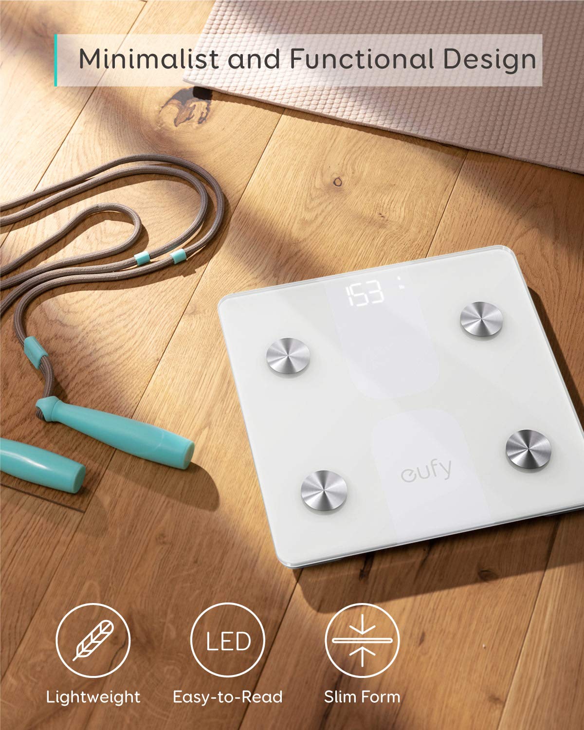 Balanza Inteligente Eufy Smart Scale C1 • GoStore