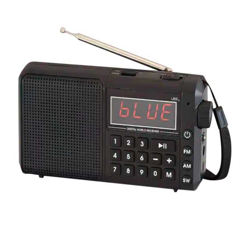 Radio Portatil Digital Am/Fm Con Bluetooth • GoStore
