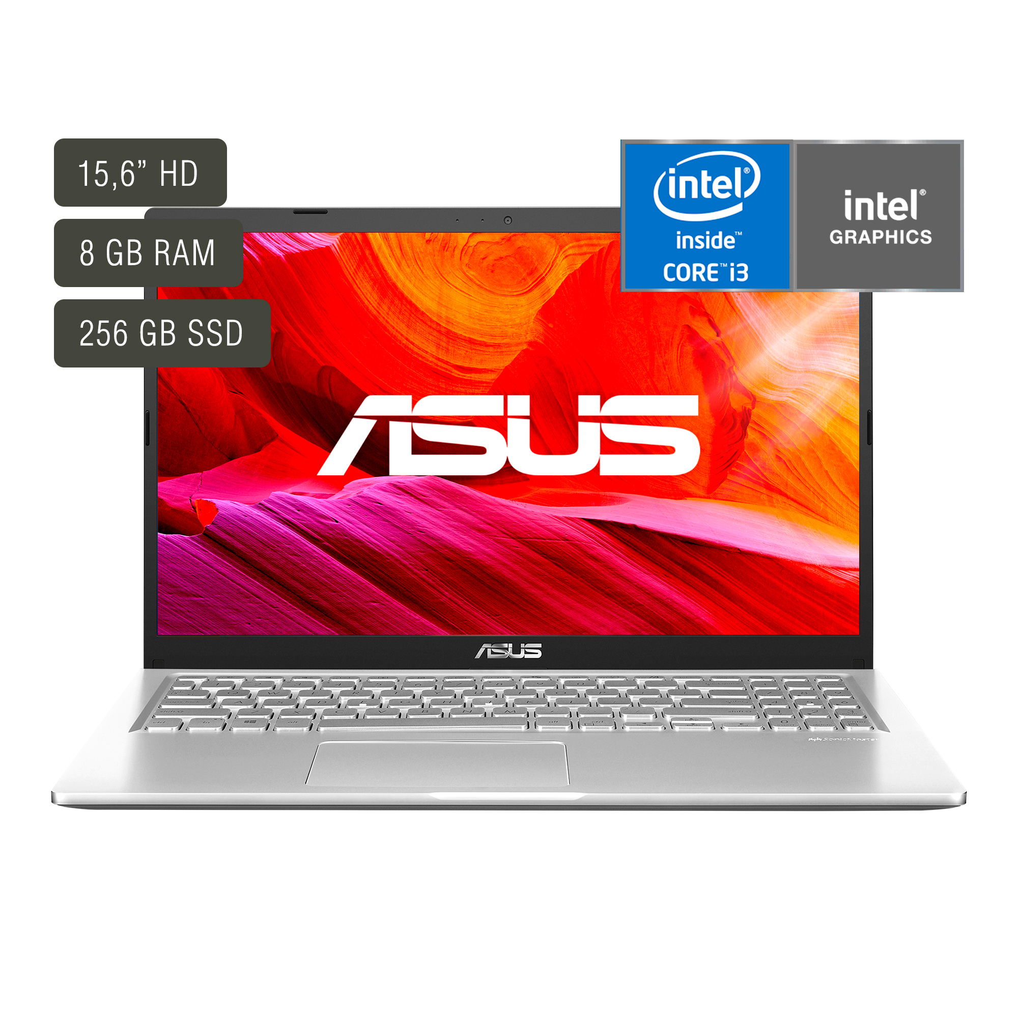 Notebook Asus X515/ 15,6''/ Core I3/ 8Gb/ 256Gb/ Win11 • GoStore