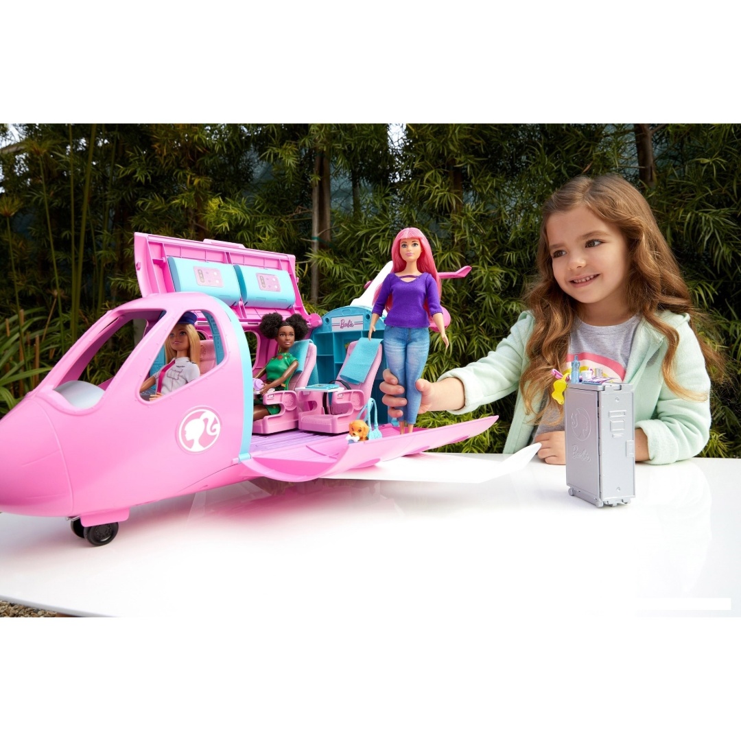 Avión de los Sueños Con Piloto Barbie GJB33 • GoStore