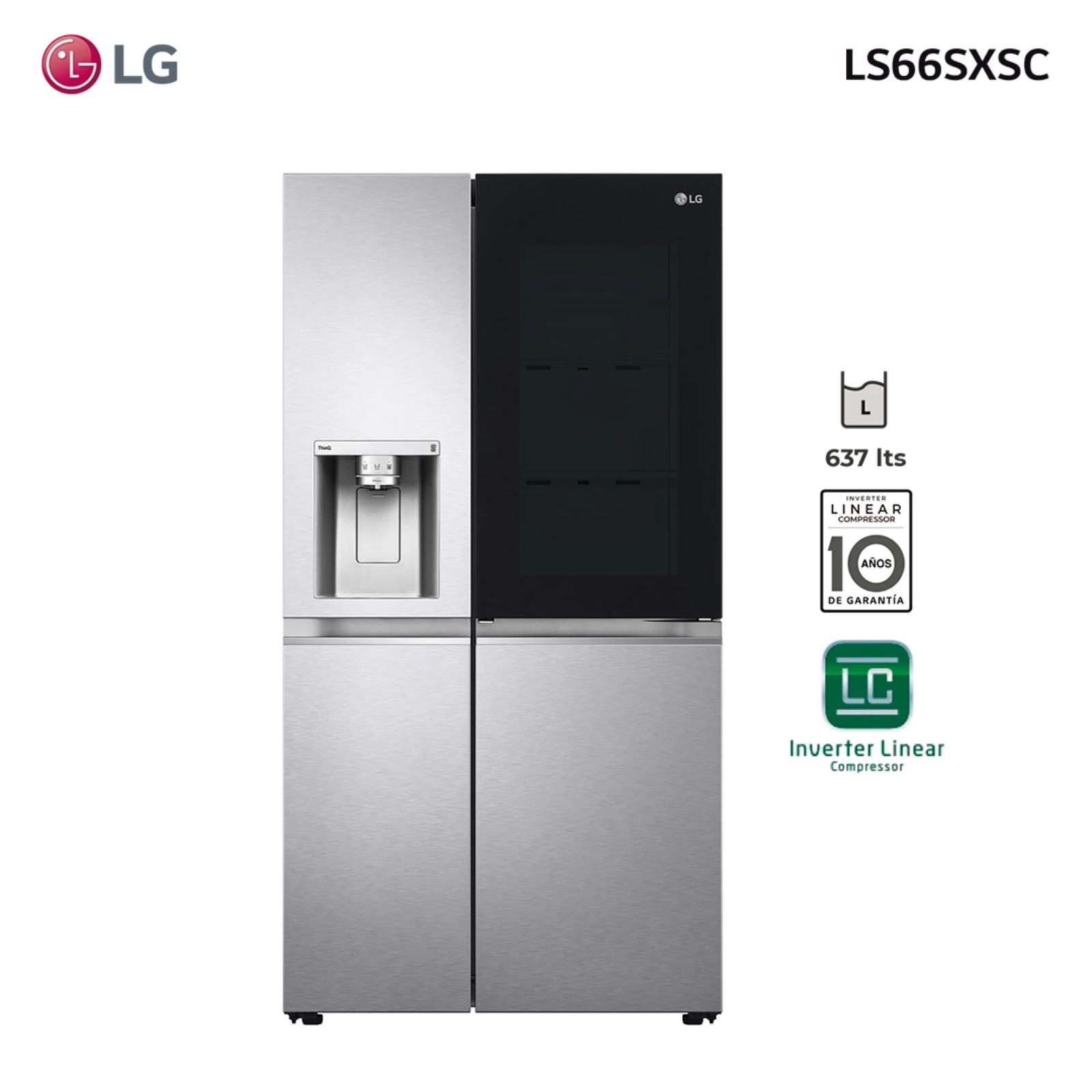 Refrigerador LG Side By Side Ls66sxsc • GoStore