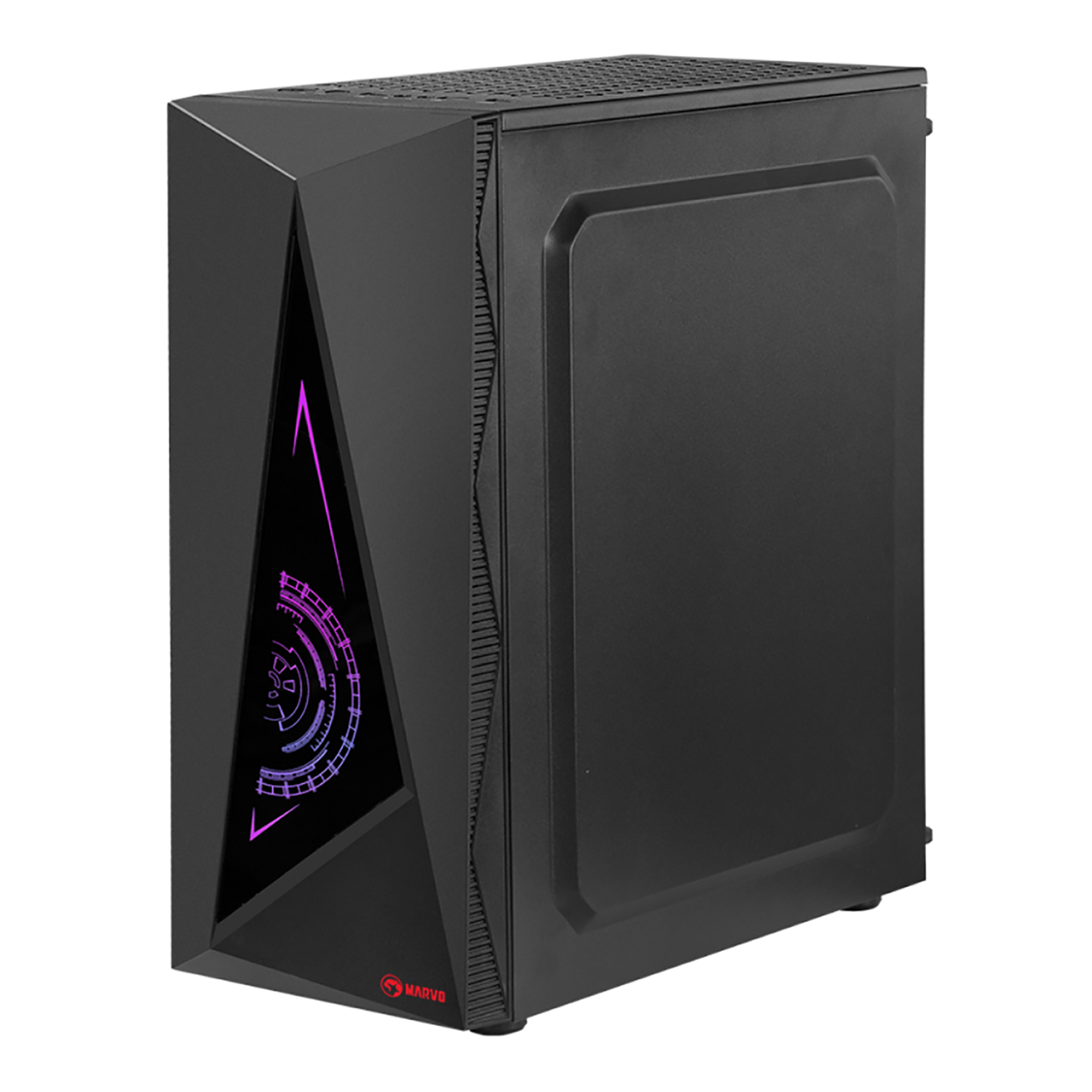 Gabinete Gaming Marvo Ca-119 Panel RGB Mid Tower Atx • GoStore