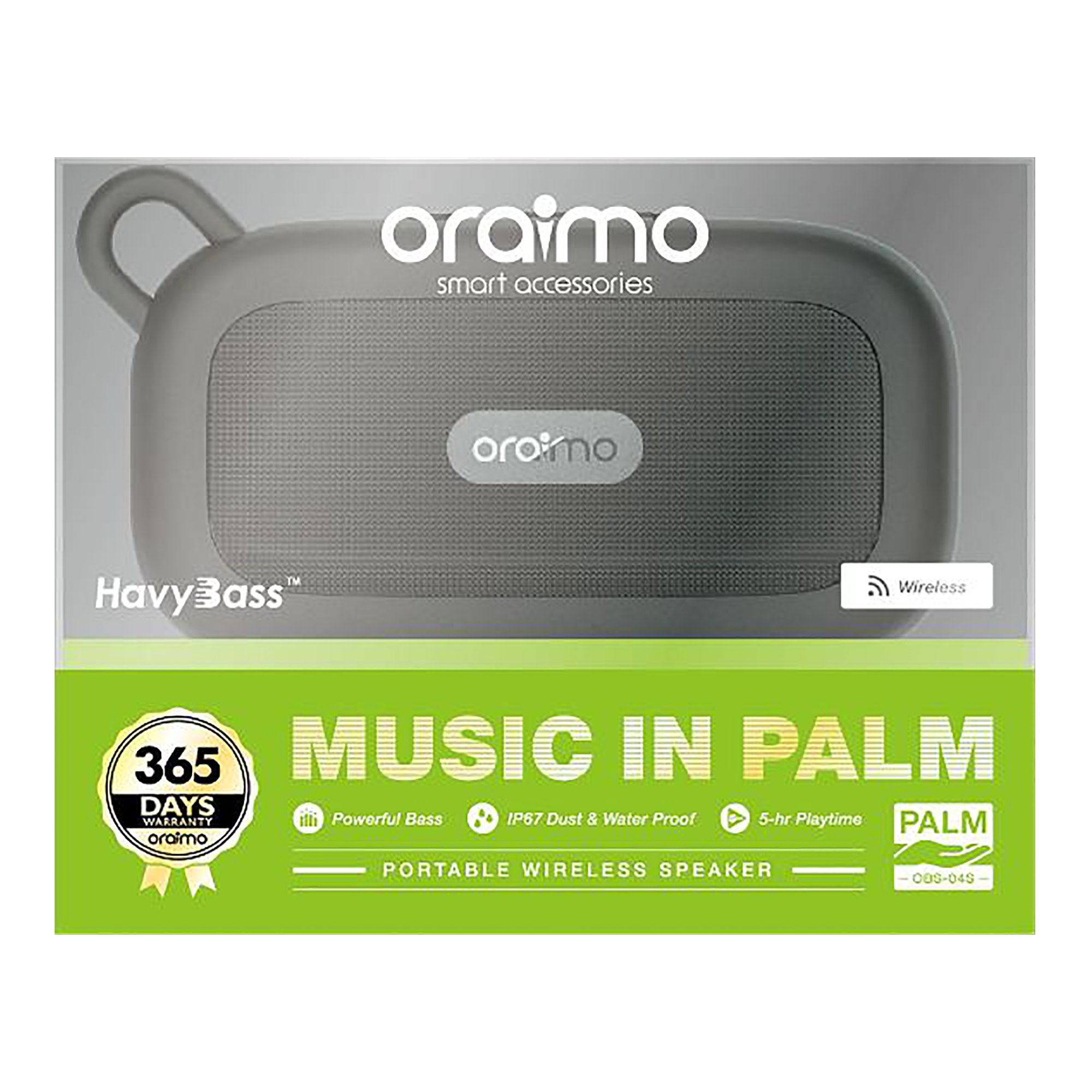 Parlante Inalámbrico Palm Oraimo Ip67 Bluetooth • GoStore