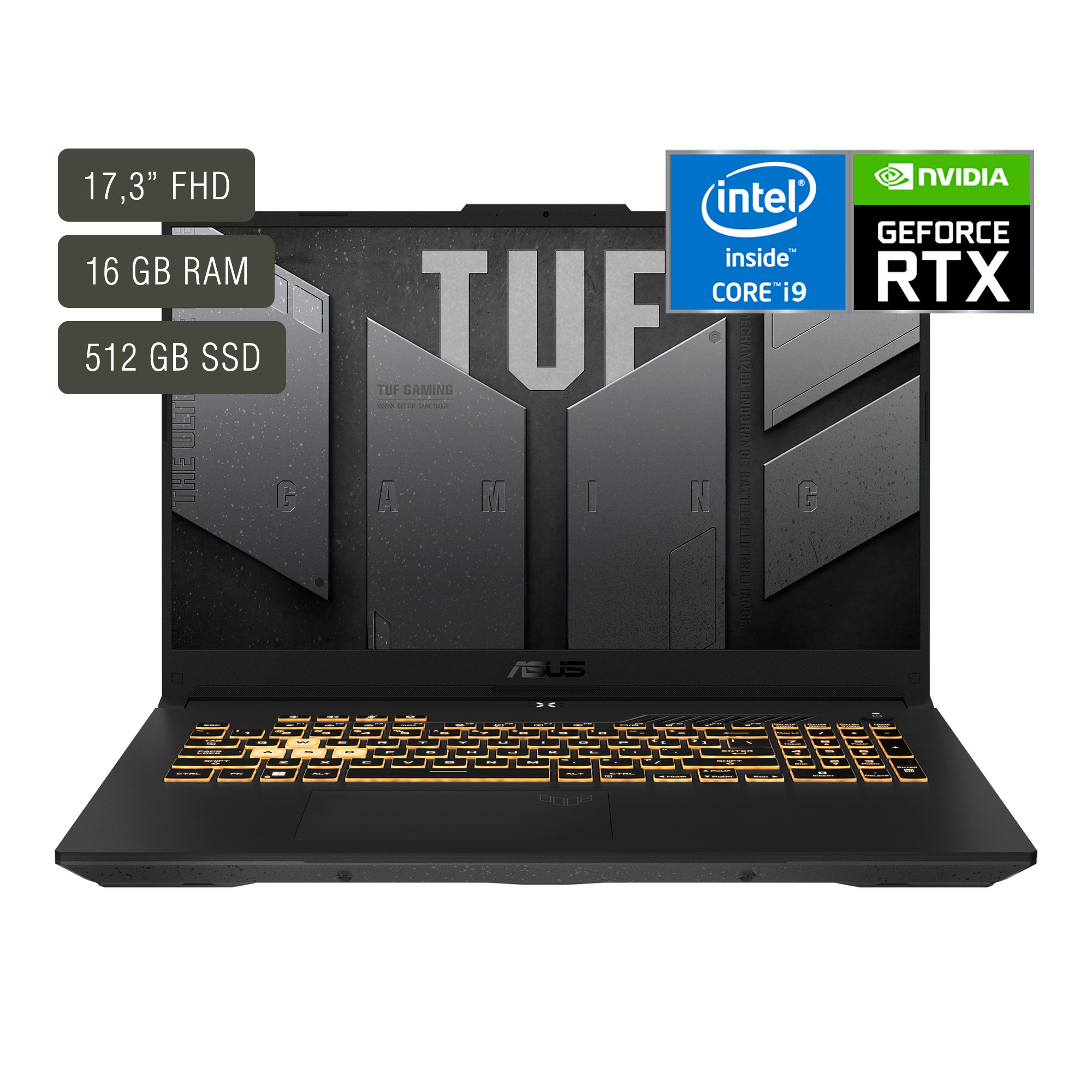 Notebook Gaming Asus/ 17,3''/ Core I9/ 16gb/ 512gb/ Win11 Rtx4060 • GoStore